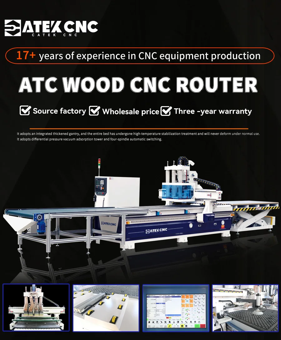 1325 Nesting Automatic Labeling System Woodworking Cnc Router Wood ...