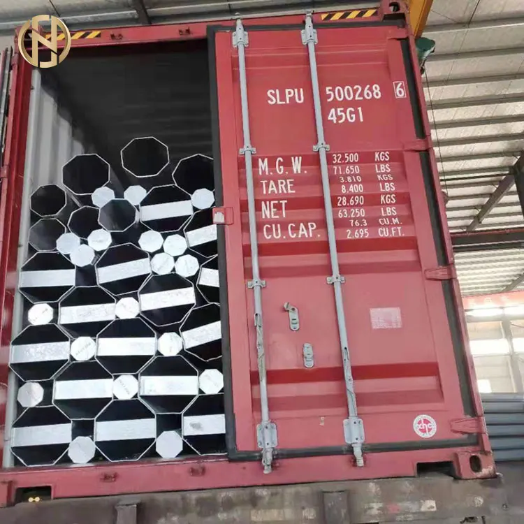 Mât Pour Éclairage De Rue Polarisé 10m 12m,Livraison Gratuite,Haute ...