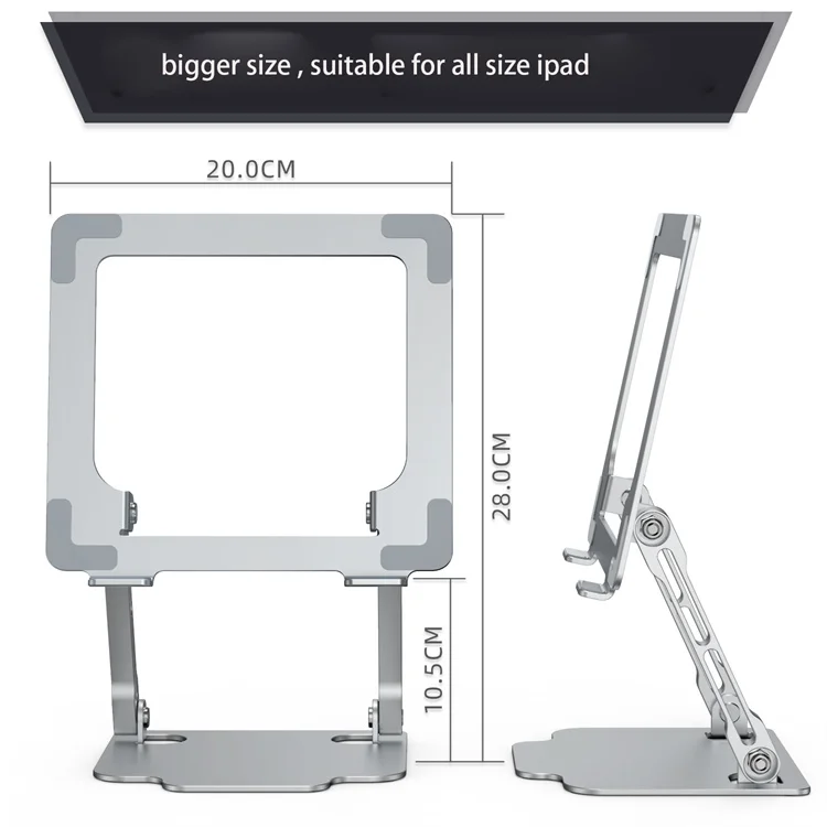 Ready To Ship Tablet Pc Stands Aluminum Tablet Stand Holder Adjustable ...