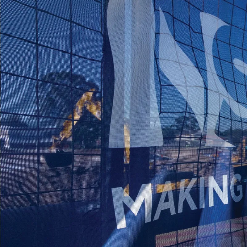 Custom Outdoor Advertising Print Event Fence Promotion Wall Hanging ...