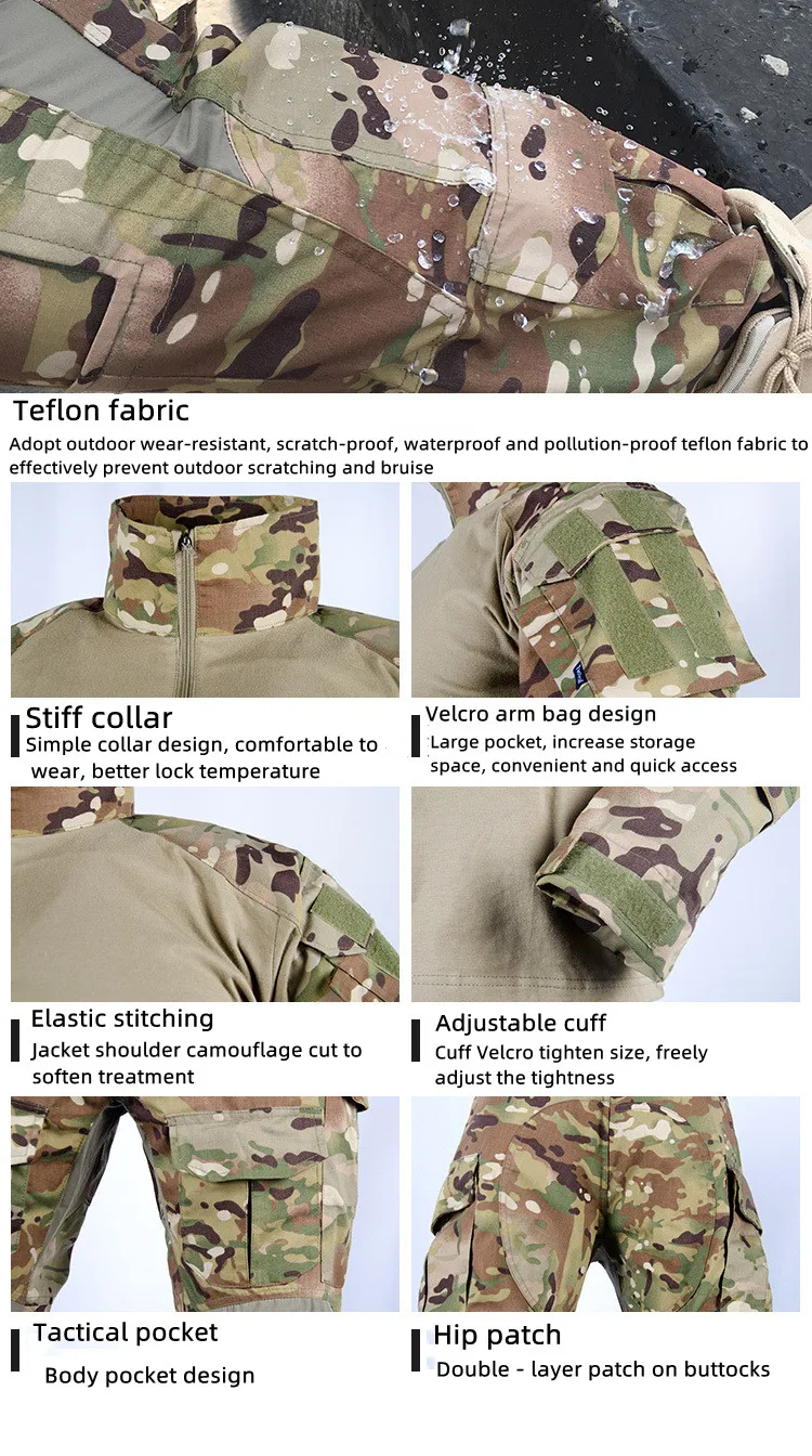 G3 Outdoor Training Uniform G3 Frog Suit Rips Green Cp Camouflage ...