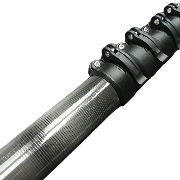 Aluminum Three Section with Locking Tabs - Telescopic Poles