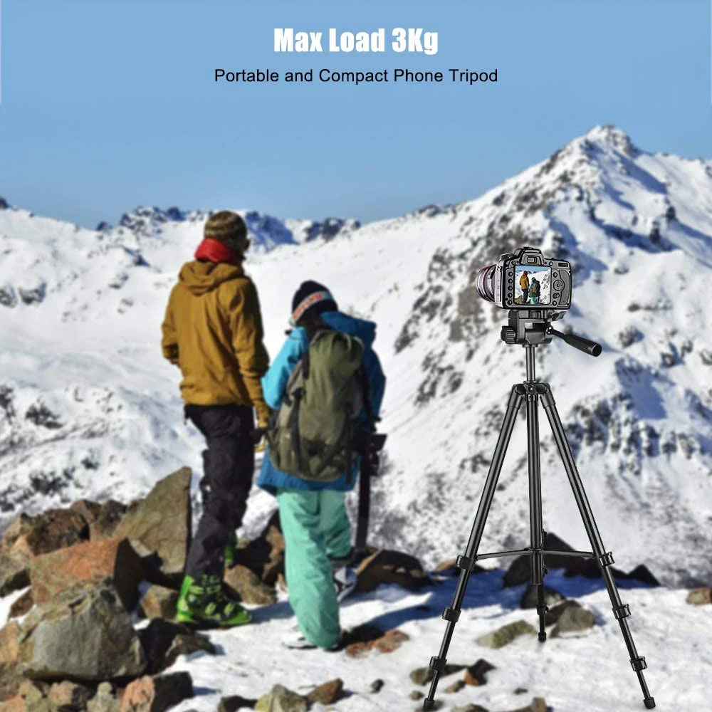 1.3m Lightweight Travel Aluminum Professional Photo Tripod