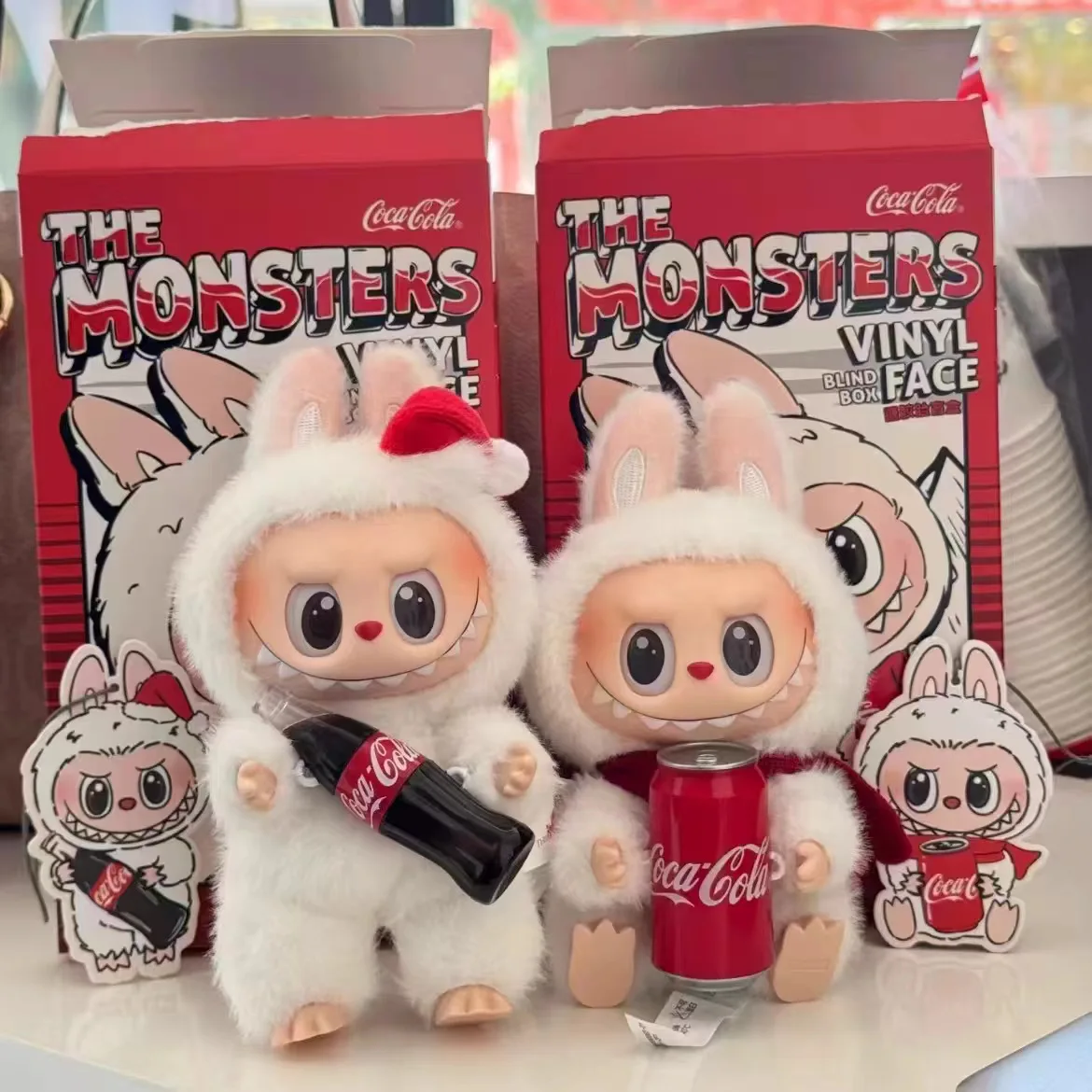 New Third Generation Coke Labubu Series Plush Vinyl Mystery Box Macaron ...