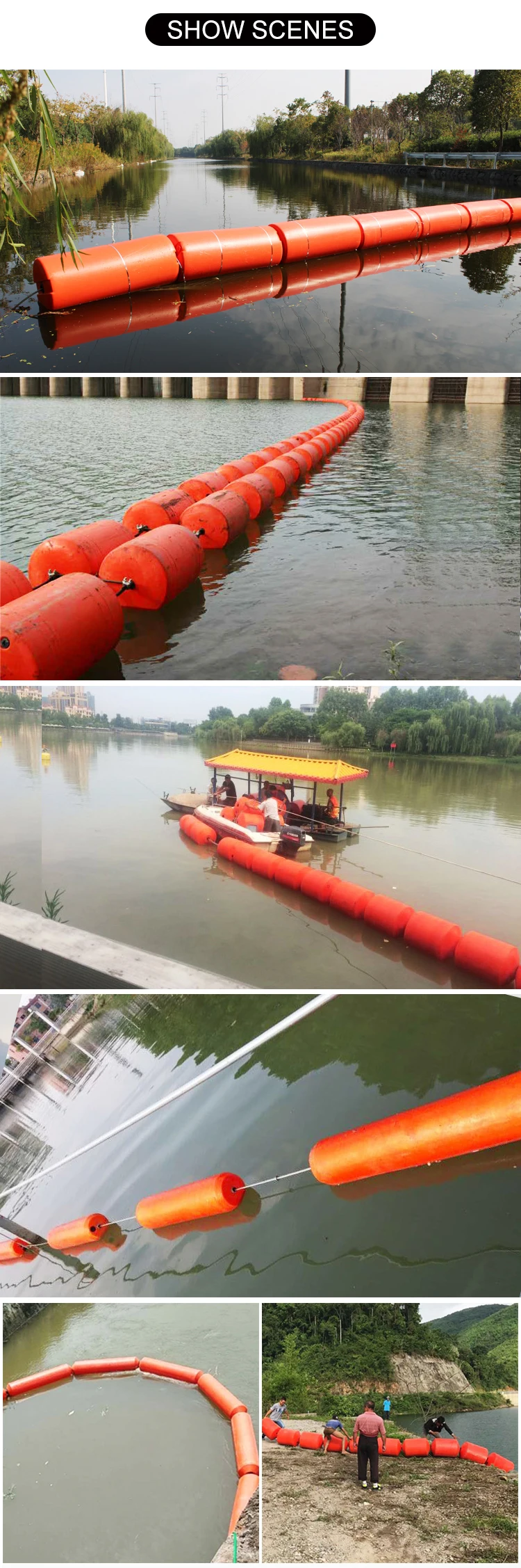 Floating Marine Ship Tug Boat Fender Floating Trash Barrier - Buy ...