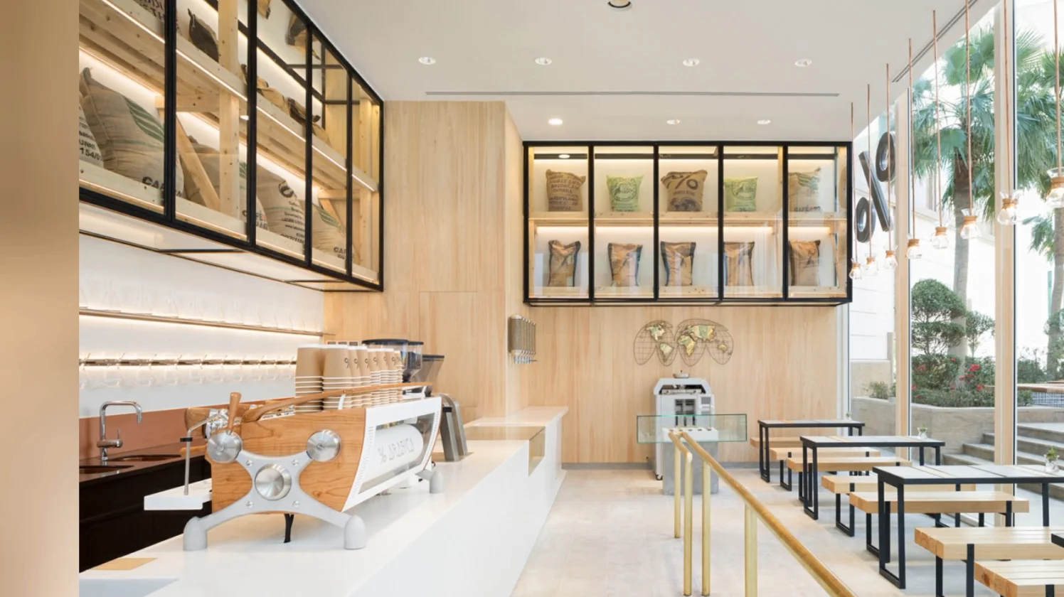 Custom Coffee Shop Furniture Counter Cafe Cashier Counter Bakery Shop ...