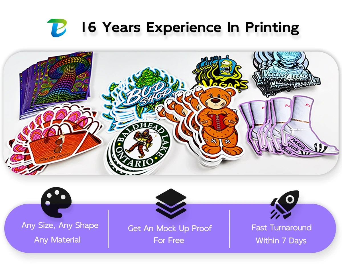 Customizable Holographic Stickers - Durable & Eye-catching