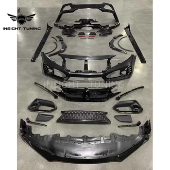 Good Fitment Type R Design Car Bumpers Side Skirt Body Kit 2016-2020 ...