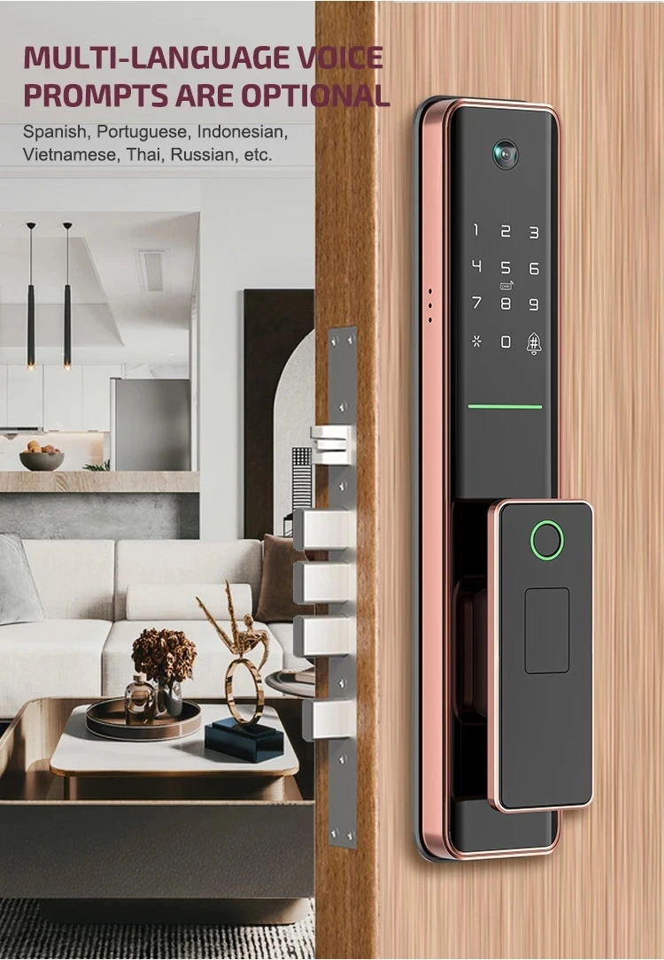 Aidmi Ttlock Camera Doorbell Automatic Door Lock Biometric Fingerprint ...