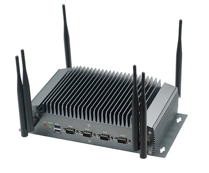 12th Gen I7 & I9 Industrial Fanless Mini PC Rugged DDR4 Memory Computer ...