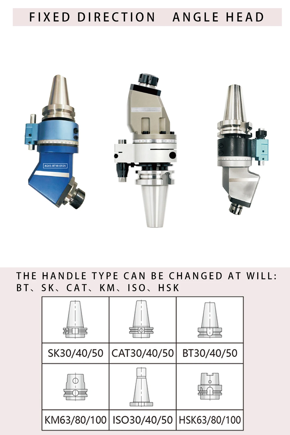 CAPTO LWEIER Angle Head BT30 BT40 BT50 Side & Transverse Milling Head ...