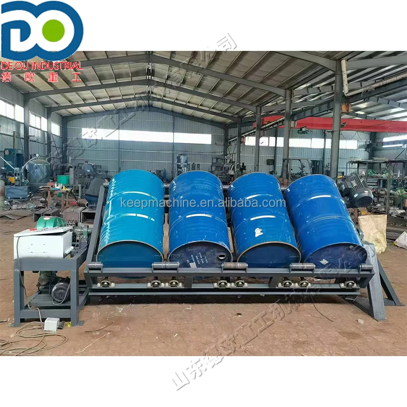 Oil Drum Cleaning Machine 200L - Semi-Automatic 4C