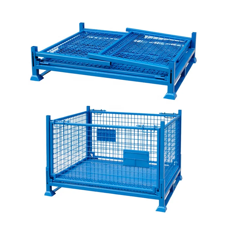 Recycle Cage Caille Garbage Cage Lift Pallet Storage Metal Firewood ...