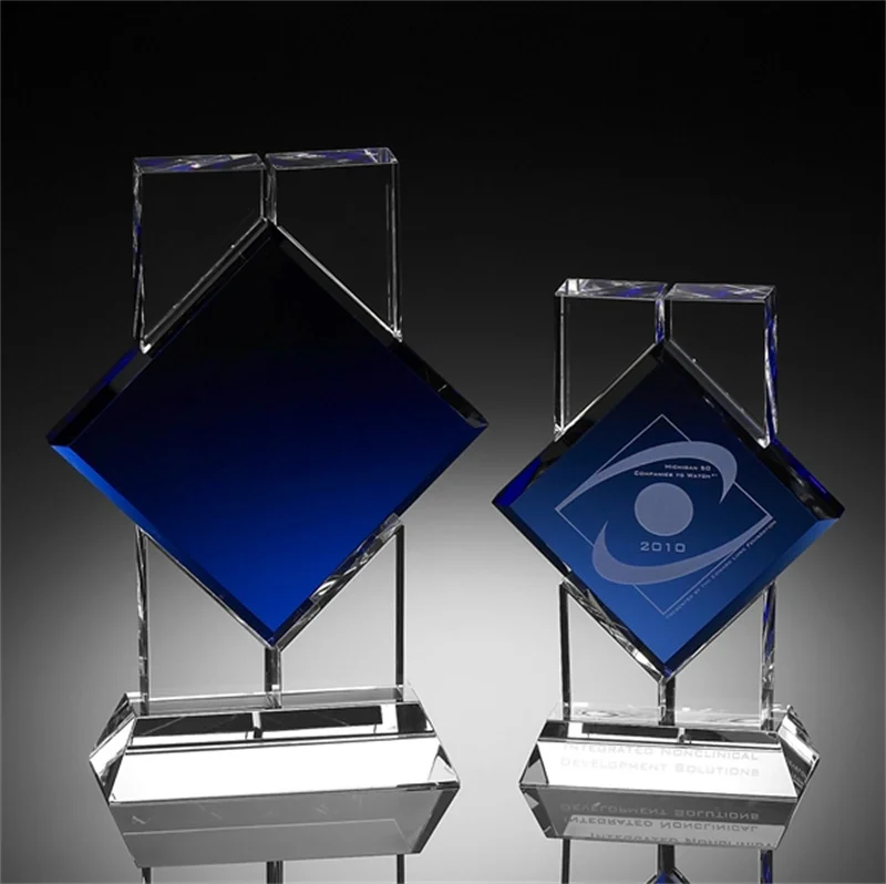 Custom Lettering High-end Chinese Style Competition Team Crystal Awards ...