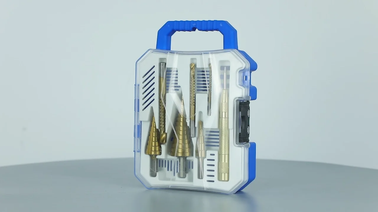 Sali 7pcs 4241 Titanium Saw Tooth Drill Bits Hex/round Shank 4-12/20 ...