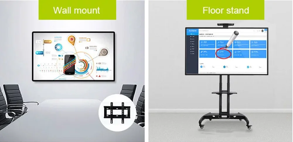 Conference Classroom All In One 100 Inch Teaching Board Touch Screen ...