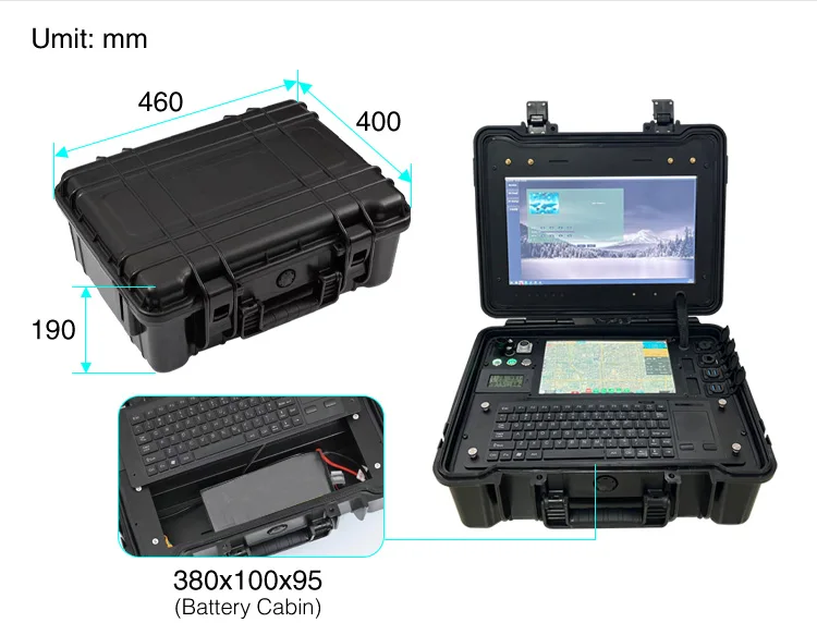 Gs03-pro Industrial Ground Control Station For Drone Aircraft - Buy Gcs ...