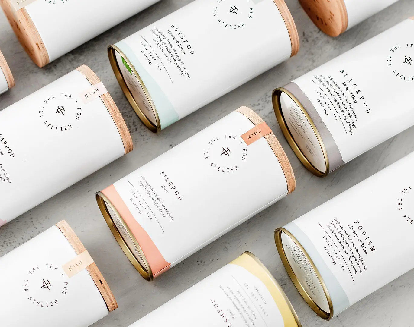 Custom Luxury Cylindrical Food Grade Round Box Tea Gift Packaging ...