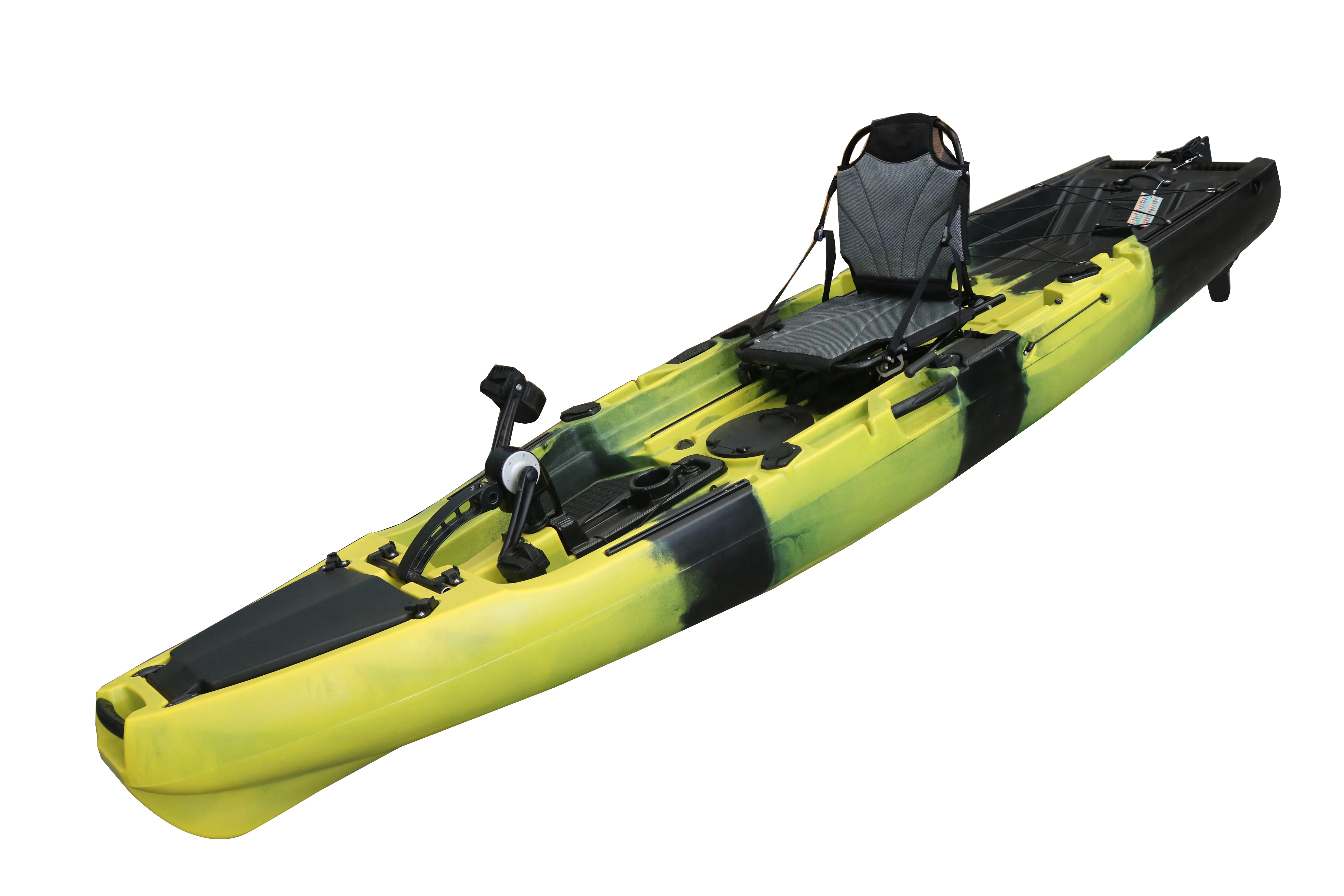 Rotomolded Pedal Drive Fishing Kayak - 10.5ft Single-Person Hard ...
