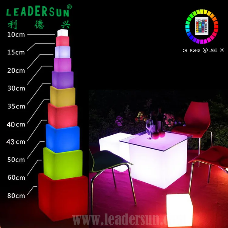 New Function Cordless Led Cube with Logo Display Outdoor Advertising ...