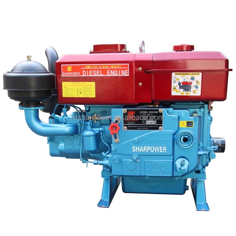 Sharpower Gold Mining Machinery Zs1115 S1115 1115 Single Cylinder Water Cooling Diesel Engine ...