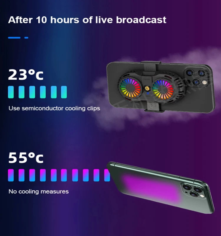 Cell Phone Cooler Semiconductor Mini Usb Cooling Fan Smartphone ...