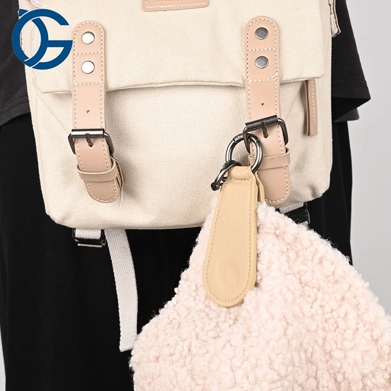 Custom PU Leather Magnetic Hat Holder with Key Metal Hook Magnetic Hat ...