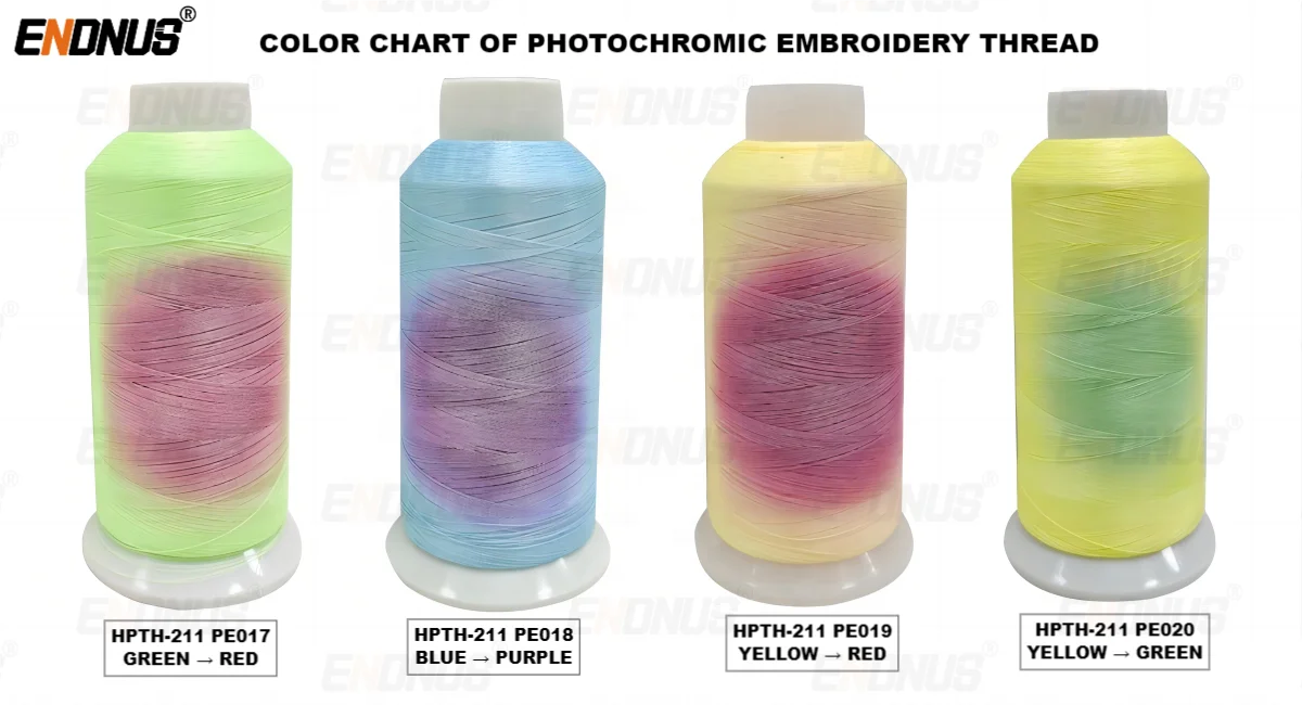 Uv Color Change Photochromic Solar Active 150d/2 Polyester Embroidery ...