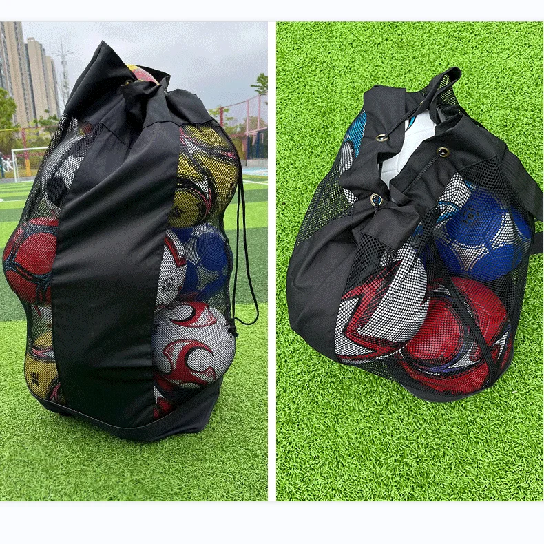 Custom Soccer Ball Bag Net Bag Large Capacity Net Basketball Football ...