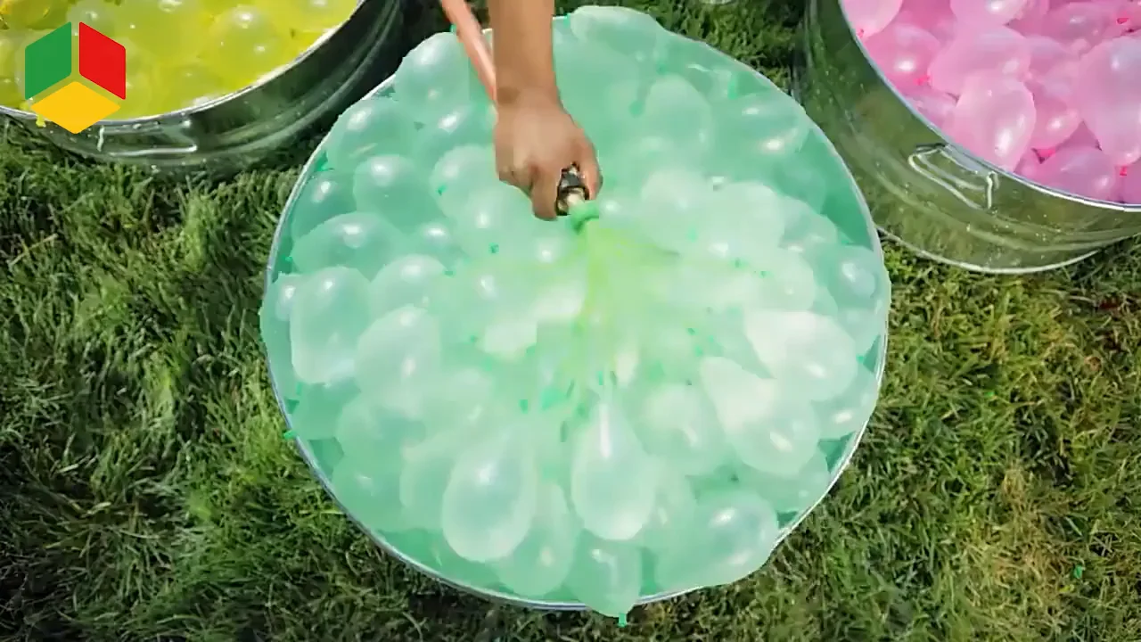 Qs Toys Quick Fill Water Balloon 111 Balloons Summer Theme Party Bomb ...