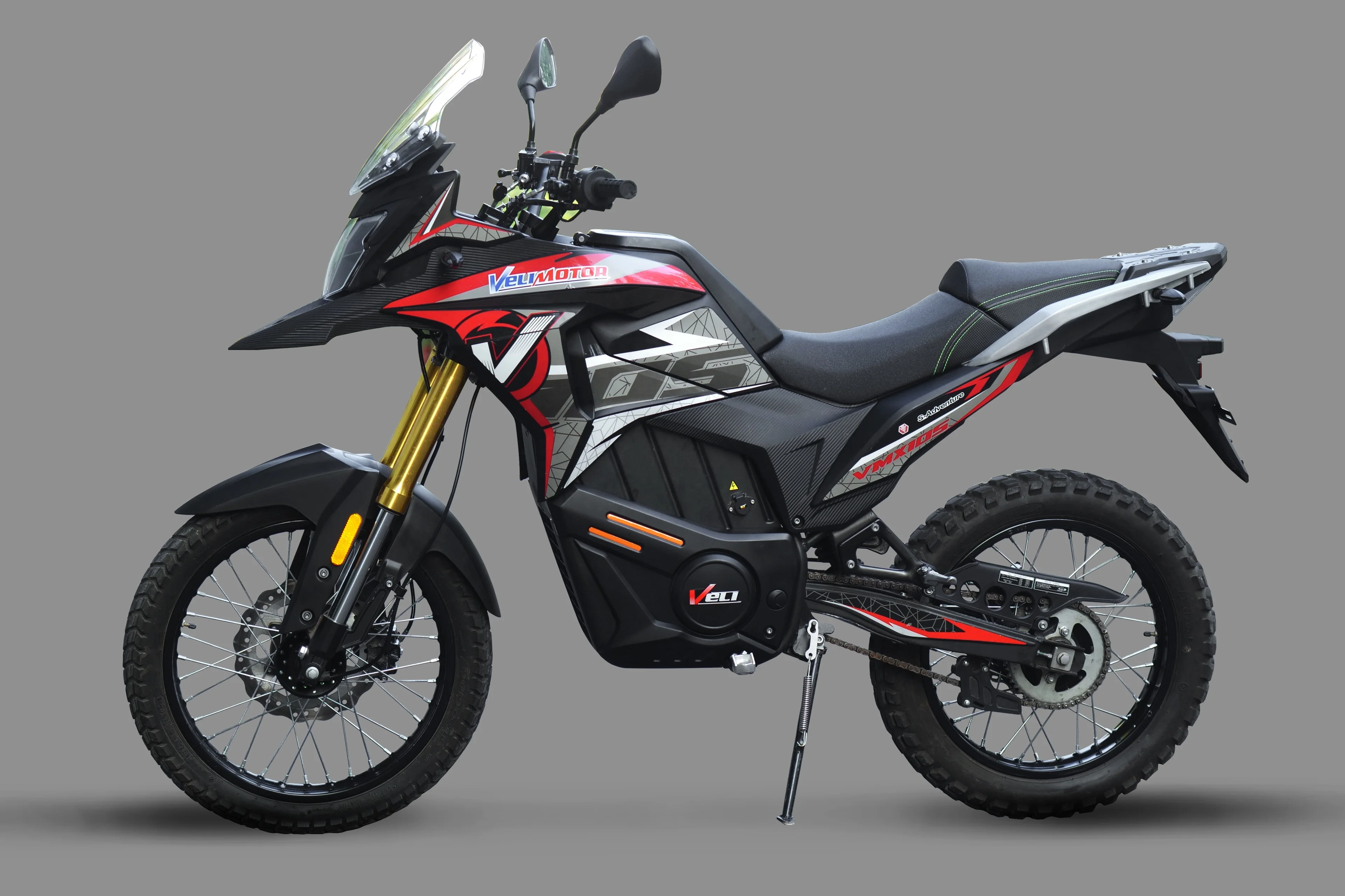 Velimotor Toplevel 12kw/18kw EEC/COC Removable Battery Enduro Electric ADV Motorcycle for Adults ...