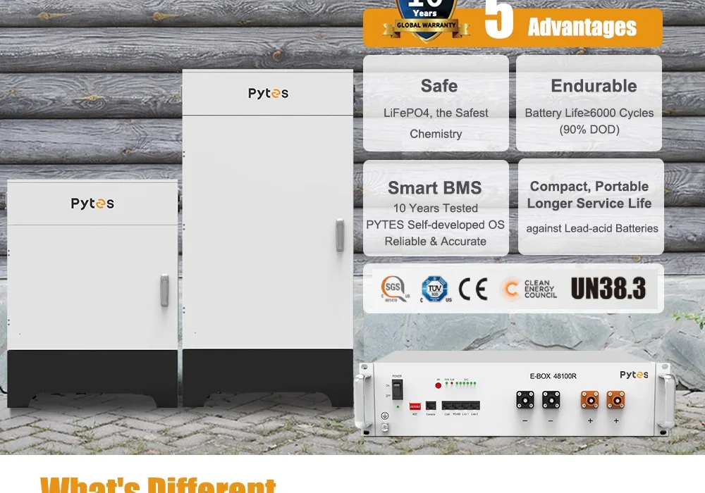 Pytes 48v Lifepo4 Battery Sol-ark Inverter for Solar Power System Solar ...