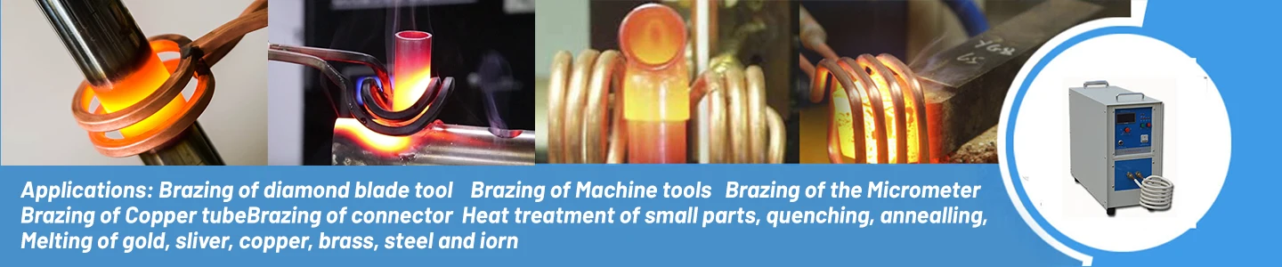 IGBT High Frequency Induction Welding Machine Brazing Machine Heat Treatment Brazing Welding ...