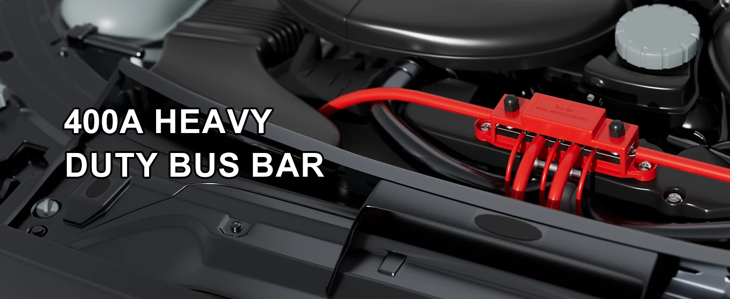 400A Stainless Steel Power Distribution Block for Automotive Battery ...