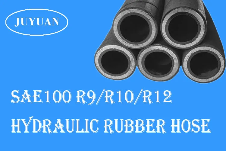Jy Oil And Weather Resistant Synthetic Rubber Cover Hydraulic Hose Sae 100 R9/r10/r12 - Buy High ...