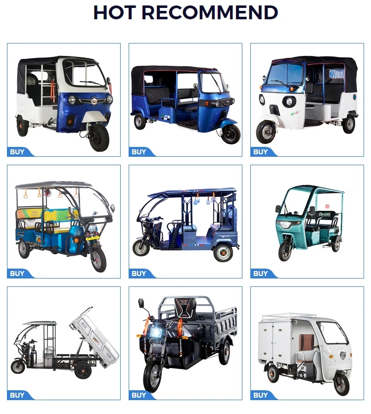 India Tuk Tuk Battery Electric Tricycle Motorcycle Spare Parts