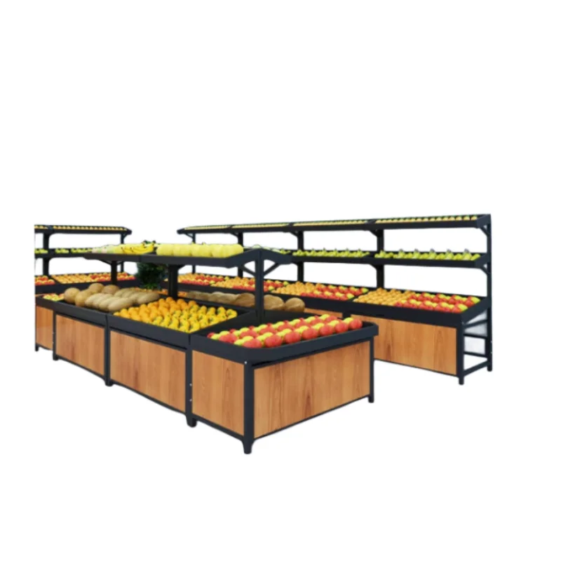 Supermarket Grocery Store Fruit Shelf Display Rack Market Fruit ...