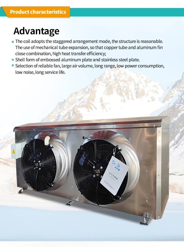 Dd Series Air Cooler Air Cooled Fan Evaporator For Walk In Chiller Room ...