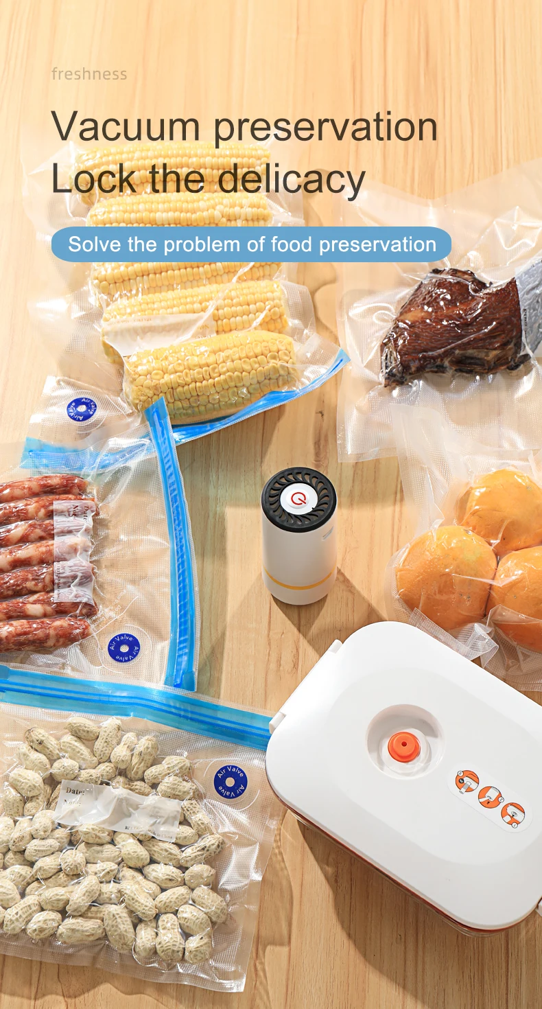 Mini Portable Vacuum Pump Packing Machines Vacuum Sealing Packaging ...