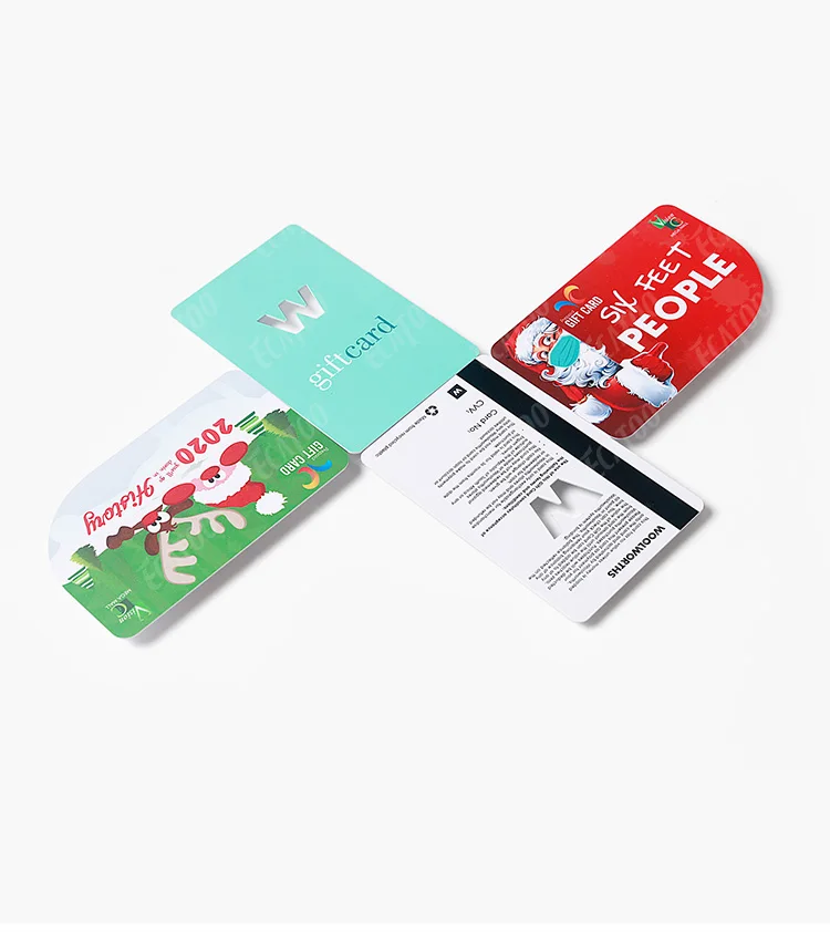 Custom Plastic Gift Cards - Add Logos, Barcodes, and More