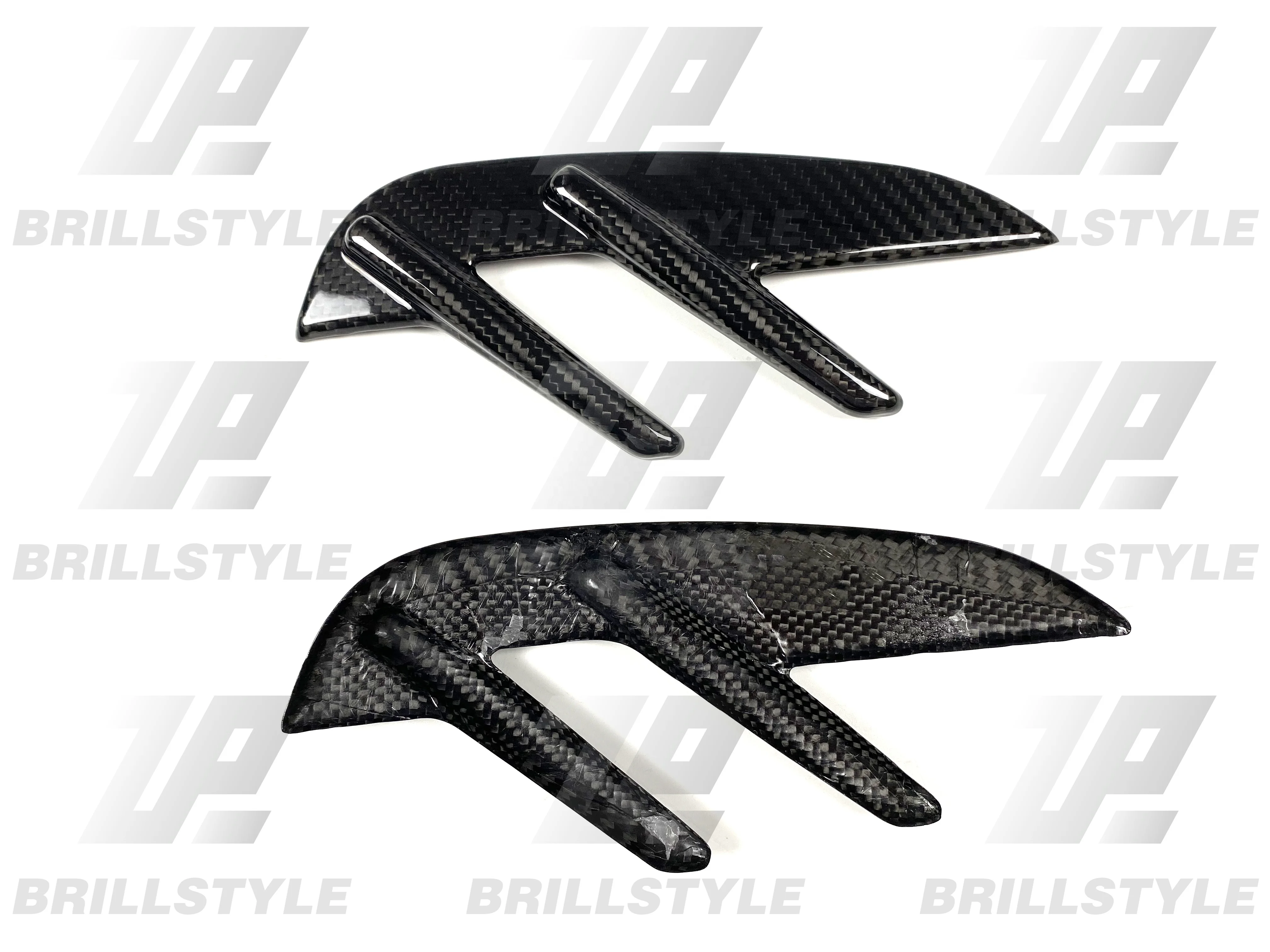 DRY CARBON FIBER Front Fender Side Vent Cover Trim for BMW M3 G80 M4 ...