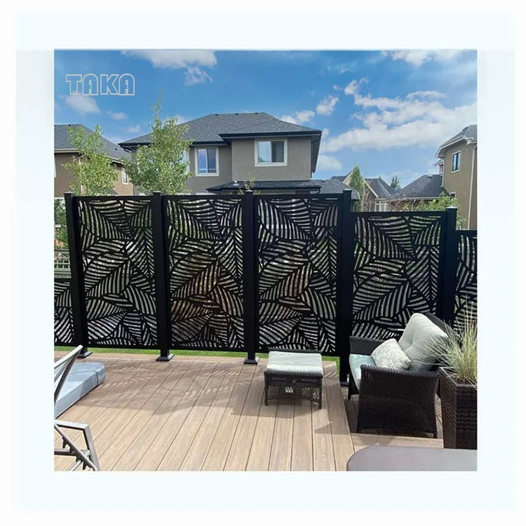 Custom Decorative Metal Grille Panels Room Garden Divider Partition ...