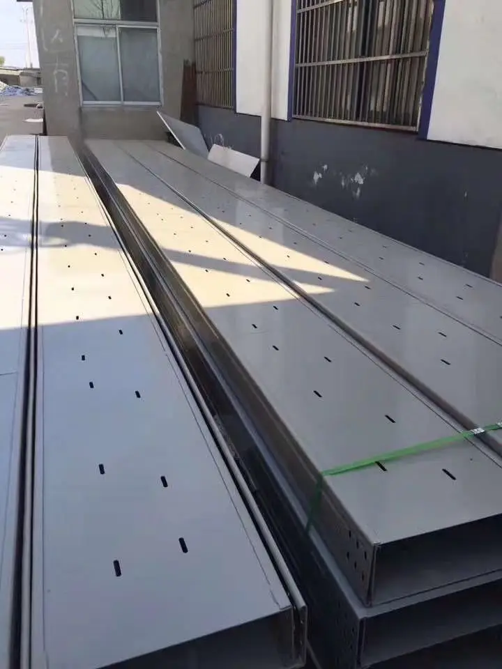 Custom Perforated Cable Trunking Hot Dip Galvanized Steel Trunking ...