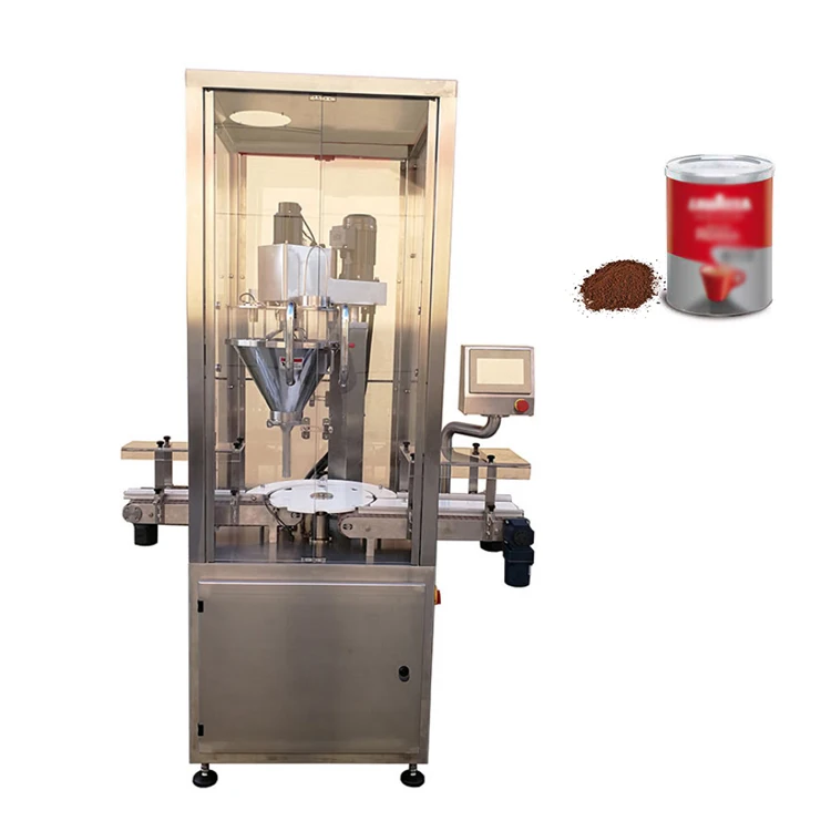 Automatic Powder Rotary Filling Weighing Machine packing PE PET bottle ...