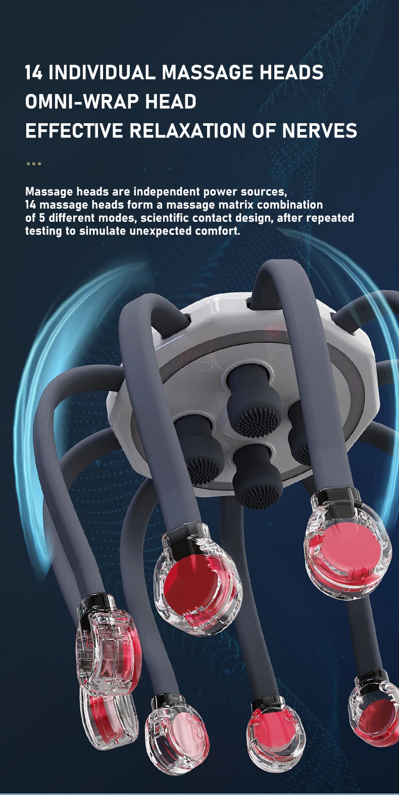 Factory Customized Octopus Head Electric Massager Talisman Gift Oem ...