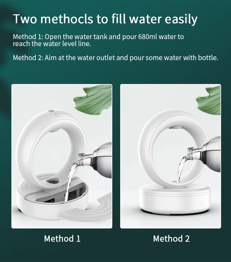 New Design Anti Gravity Water Drop Aroma Diffuser Round Shape Anti ...