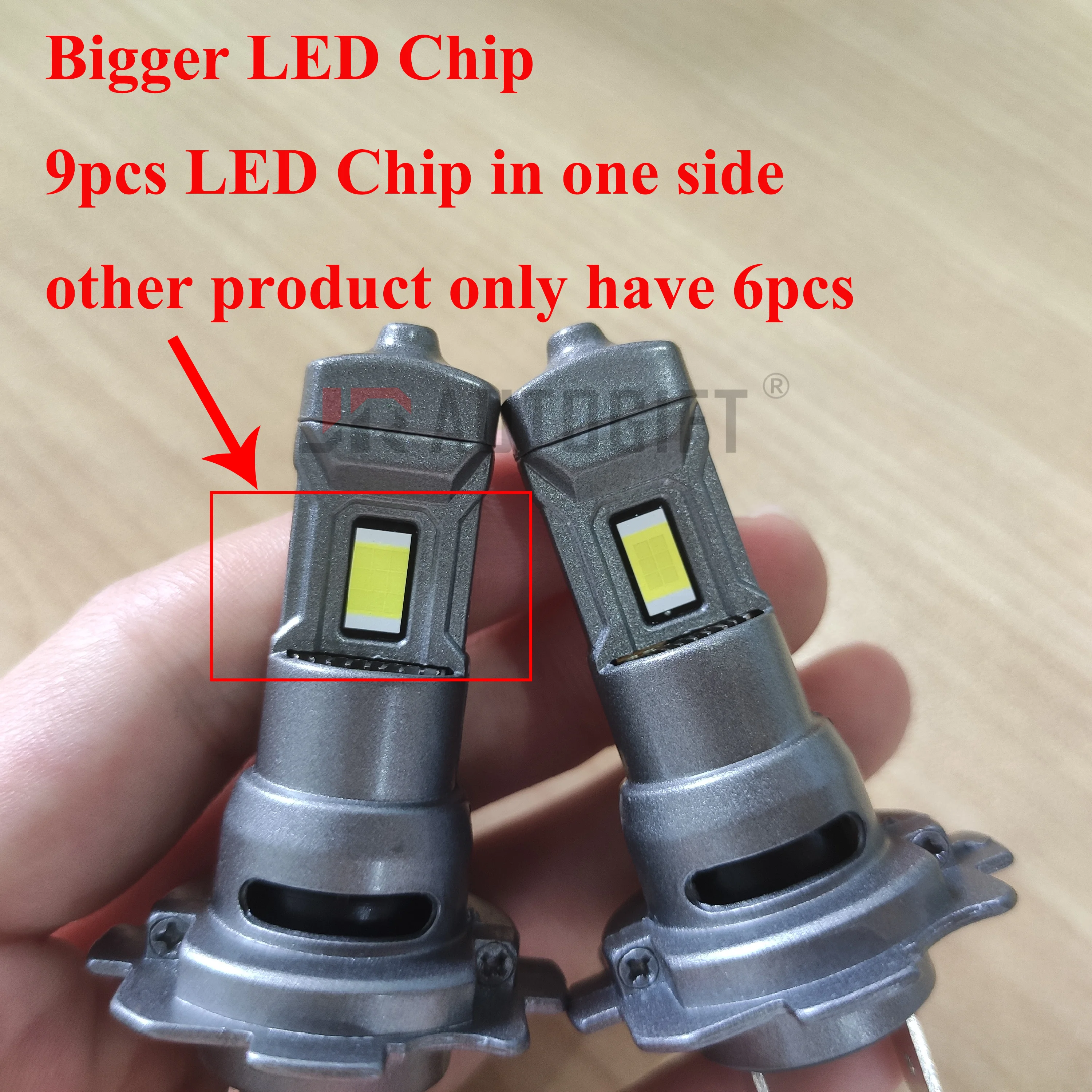 OEM Mini H7 LED Headlight Bulb Wireless 6000K 70W High Power Car ...