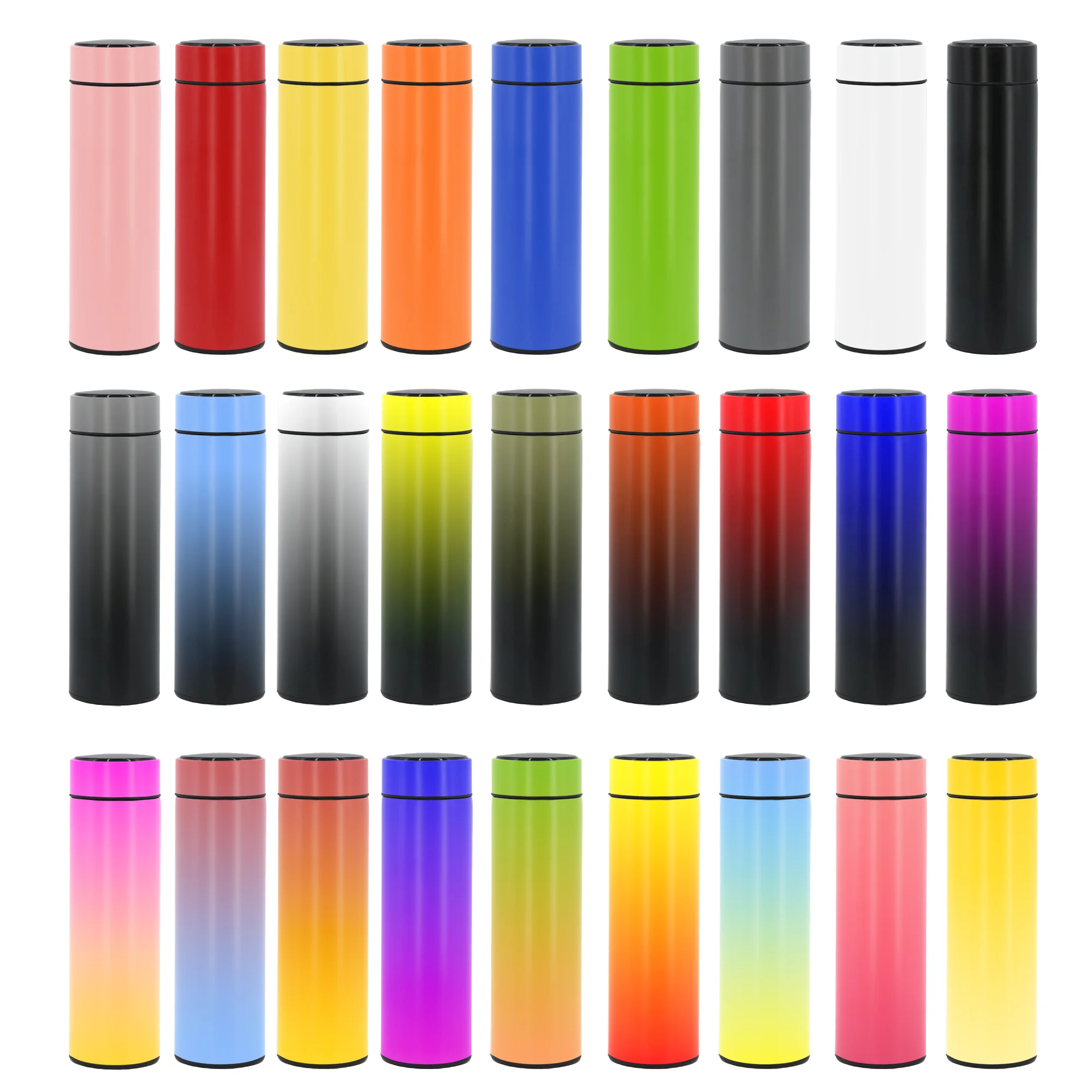 Wholesale 500ml Coffee Thermos Tumbler Vacuum Flask Digital Smart Water ...