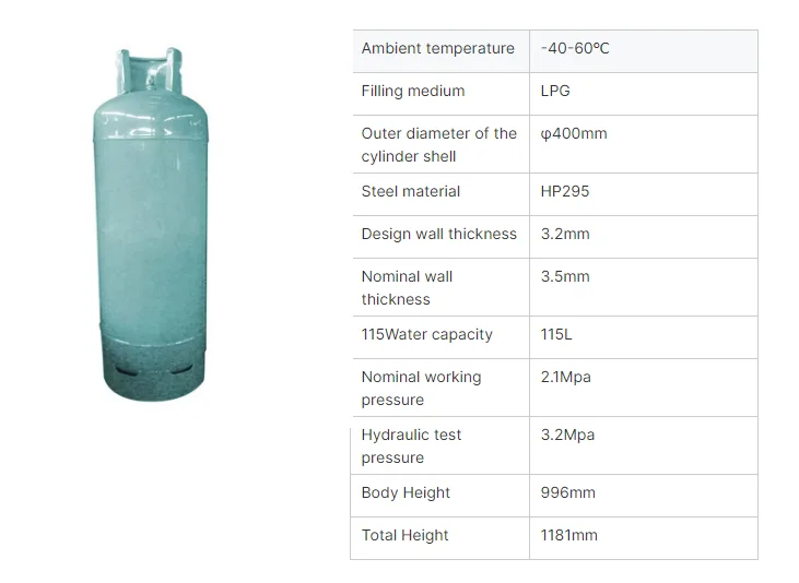 48kg Lpg Gas Cylinder Portable Steel Welded Home Cooking Lpg Gas ...