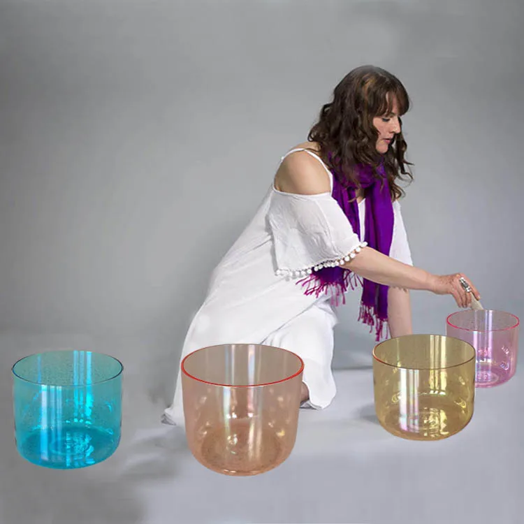 Customized Size Cosmic Alchemy 7 Piece Crystal Quartz Singing Bowl For ...